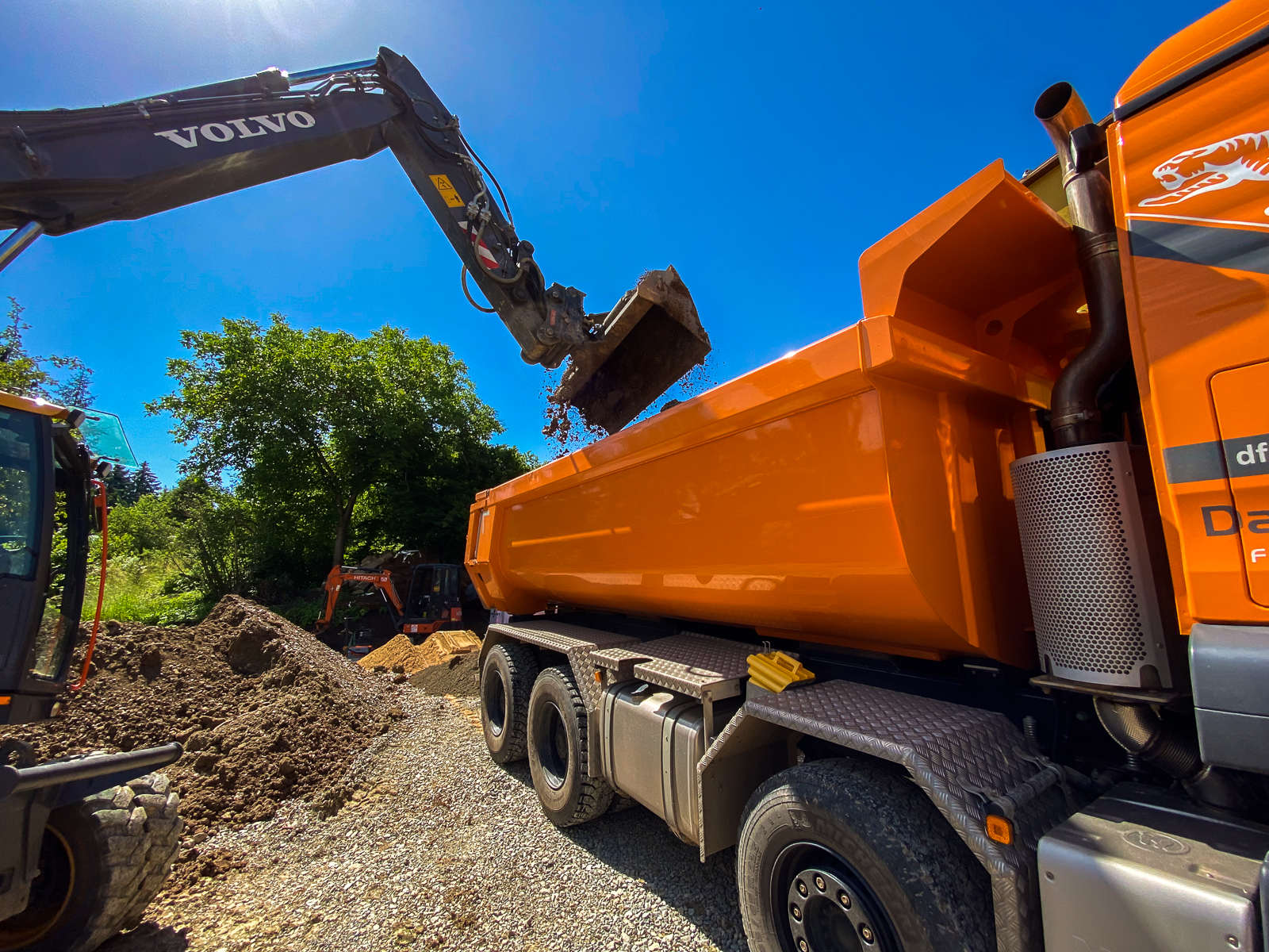 Leistungen - David Friedrich Fuhr- und Baggerbetrieb